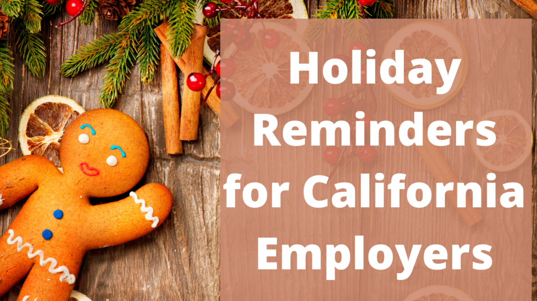 Five Reminders About California Time Record Requirements | California ...
